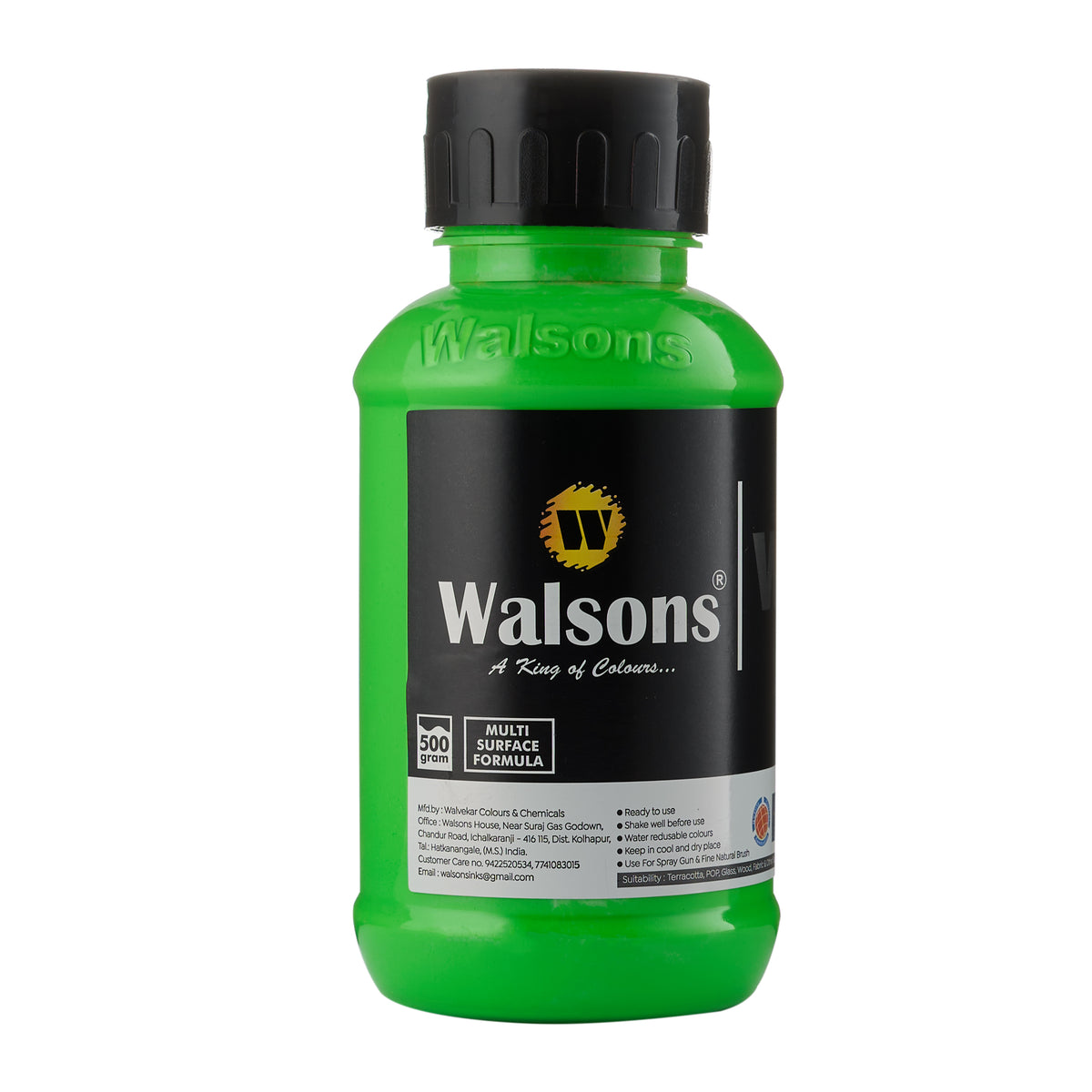 083 Neon Green - WALCRYL Artist Waterbase Acrylic Colours – Walsons Colours
